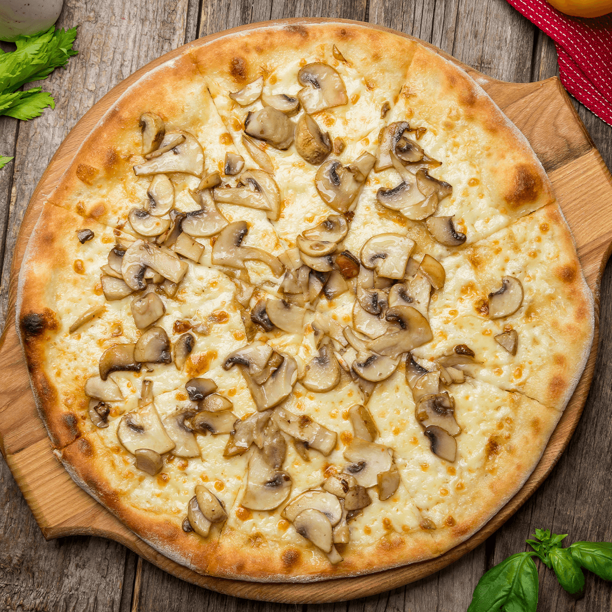 Taleggio Mantar Pizza Tarifi | Mucize Lezzetler